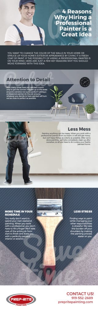 4 Reasons Why Hiring a Professional Painter is a Great Idea | Prep-Rite ...