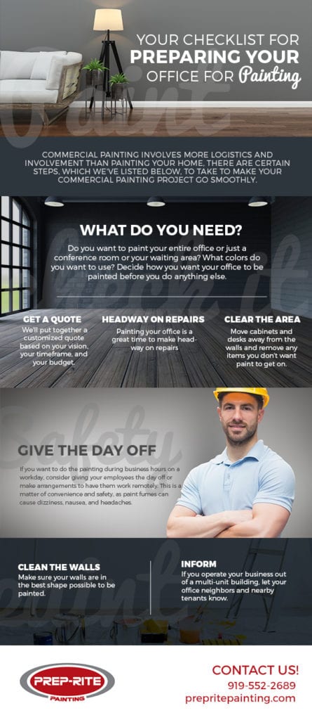 Your Checklist for Preparing Your Office for Painting [infographic ...